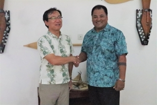 Visit to Chuuk by the Ambassador Michigami | Embassy of Japan in the ...